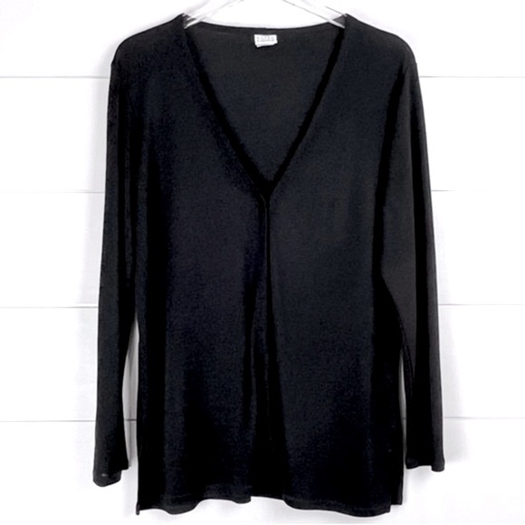 Eileen Fisher | Sweaters | Eileen Fisher Small Slinky Knit Cardigan One ...